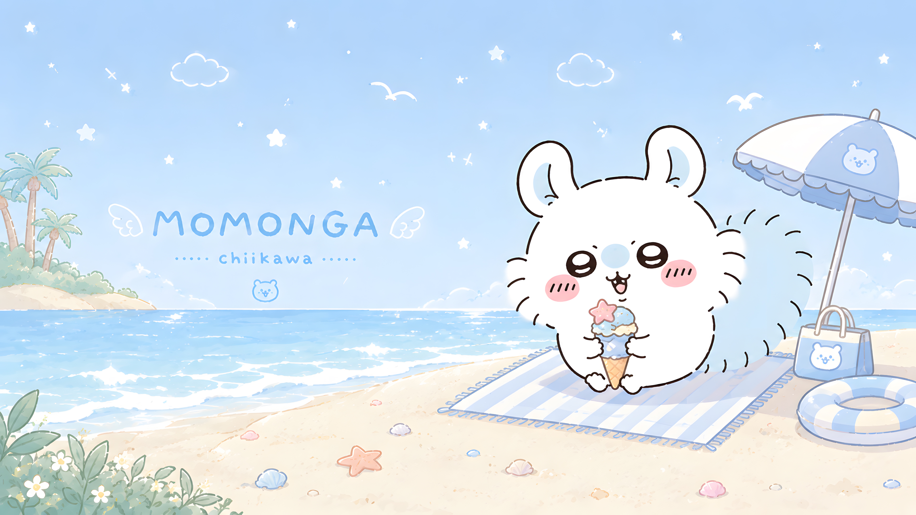 【4K高画質】モモンガ(Momonga) PC/パソコン 壁紙｜背景画像 無料ダウンロード - Chiikawa Wallpaper
