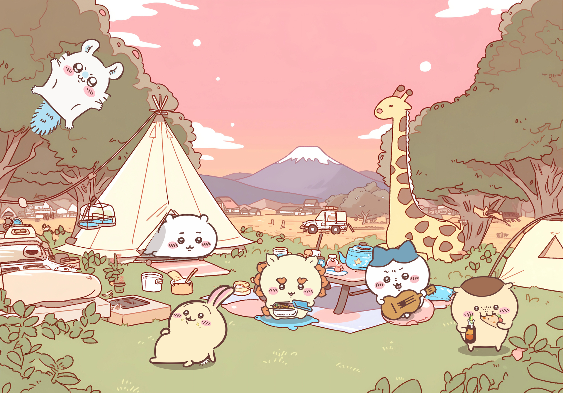 Chiikawa桌布 & PNG & GIF - Chiikawa Wallpaper